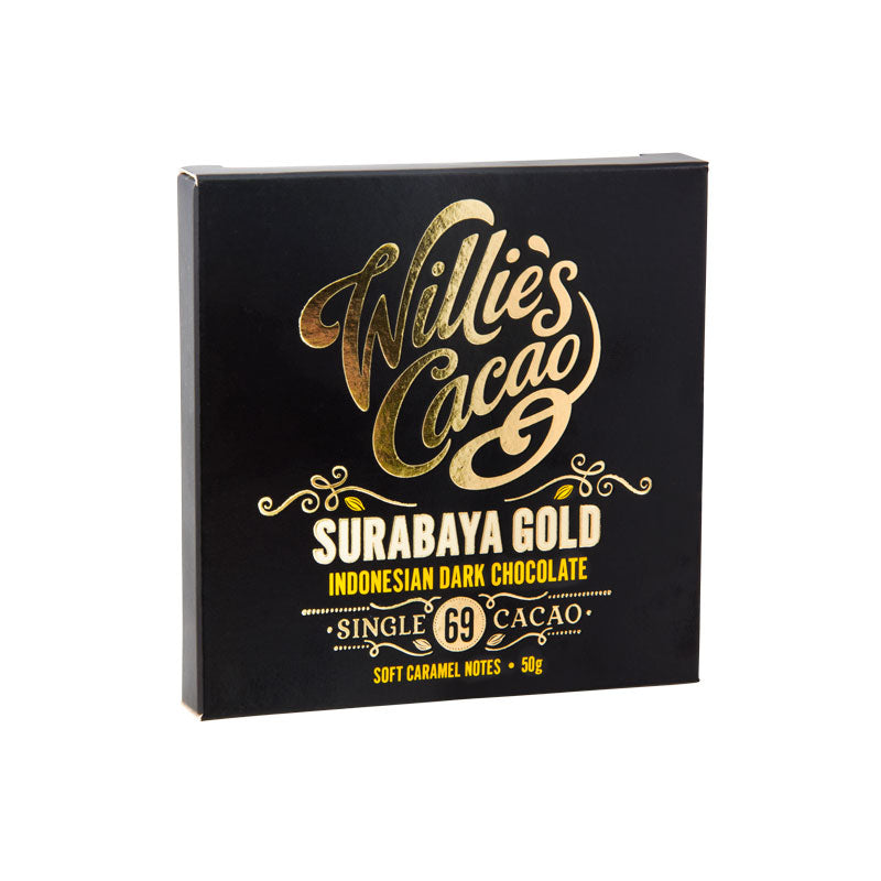 Surabaya Gold 69%, 50G, Willie’s Cacao – Chokladshopen